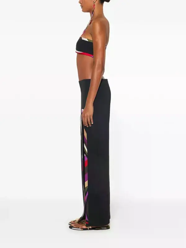Emilio Pucci Iridescent Trim Maxi Skirt