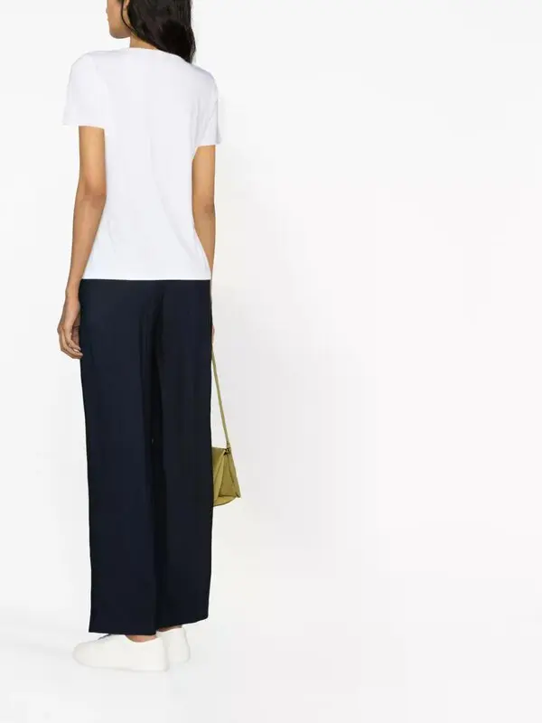 Ralph Lauren Embroidered Cotton-modal Blend T-shirt