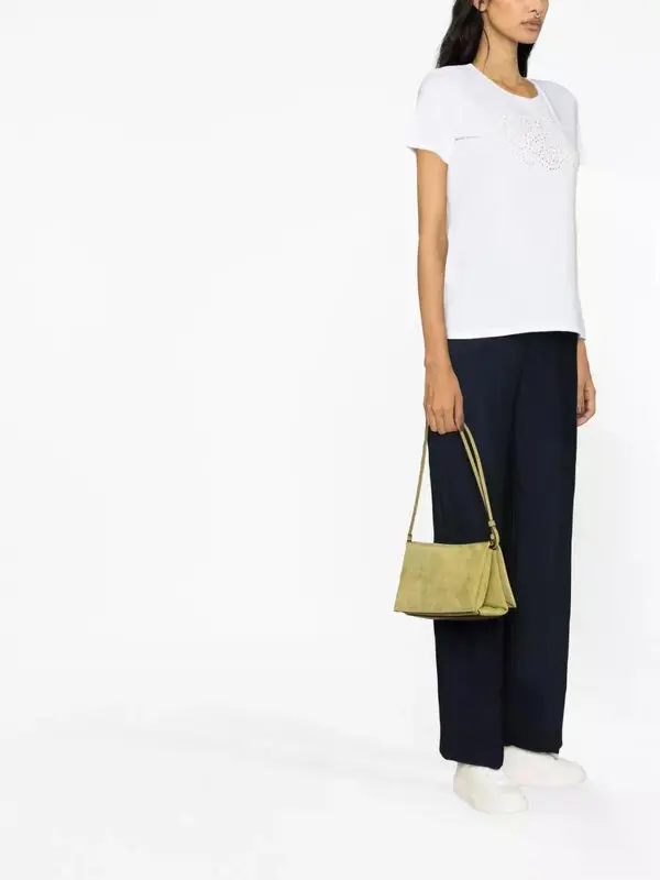 Ralph Lauren Embroidered Cotton-modal Blend T-shirt