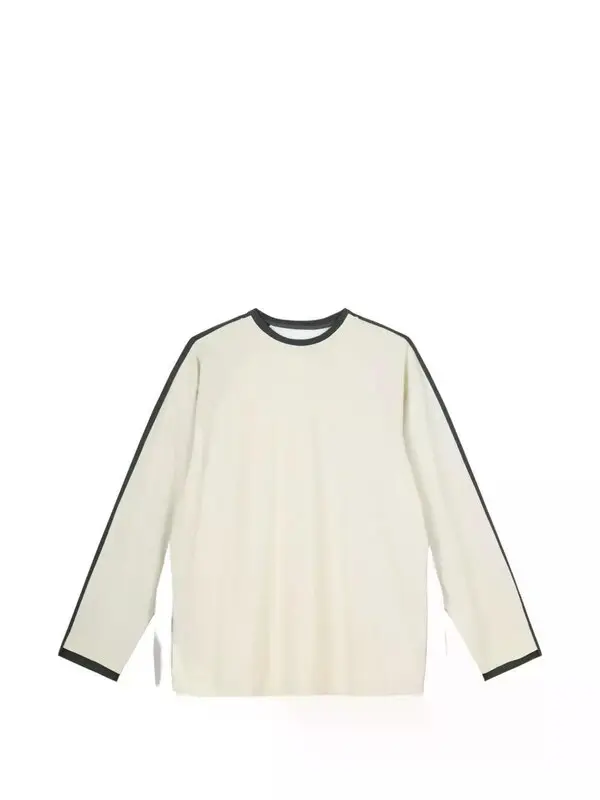 JNBY Patchwork Long Sleeve T-shirt - Neutrals