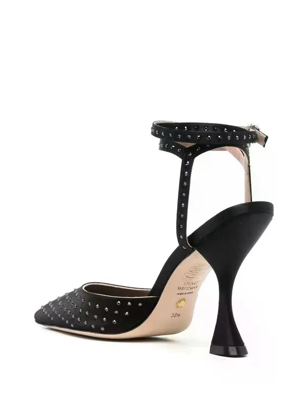 STUART WEITZMAN Embellished Pointed Toe Pumps
