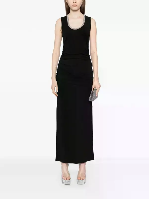 Simkhai Fiamma Midi Dress With Bead Embellishment