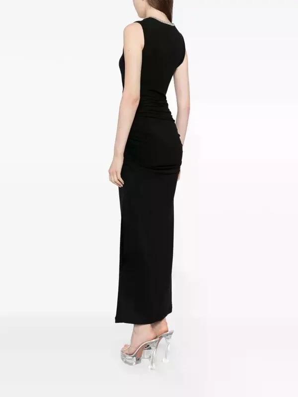 Simkhai Fiamma Midi Dress With Bead Embellishment