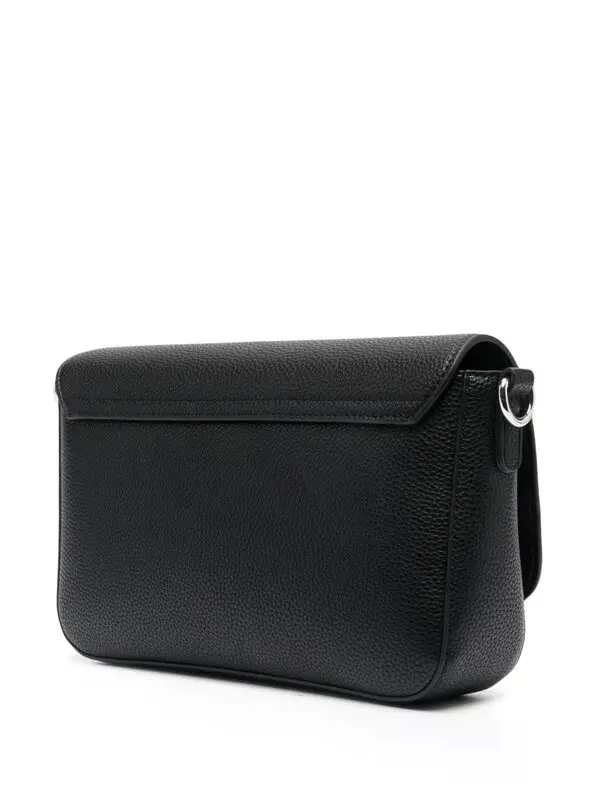 Armani Exchange Logo-print Leather Crossbody Bag