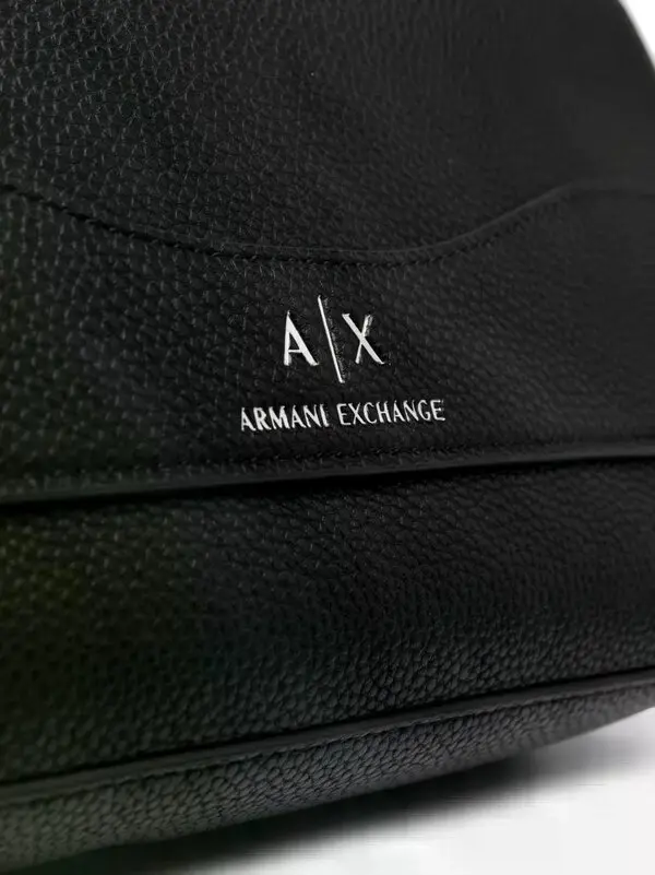 Armani Exchange Logo-print Leather Crossbody Bag