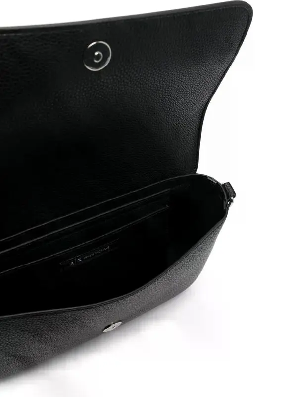 Armani Exchange Logo-print Leather Crossbody Bag