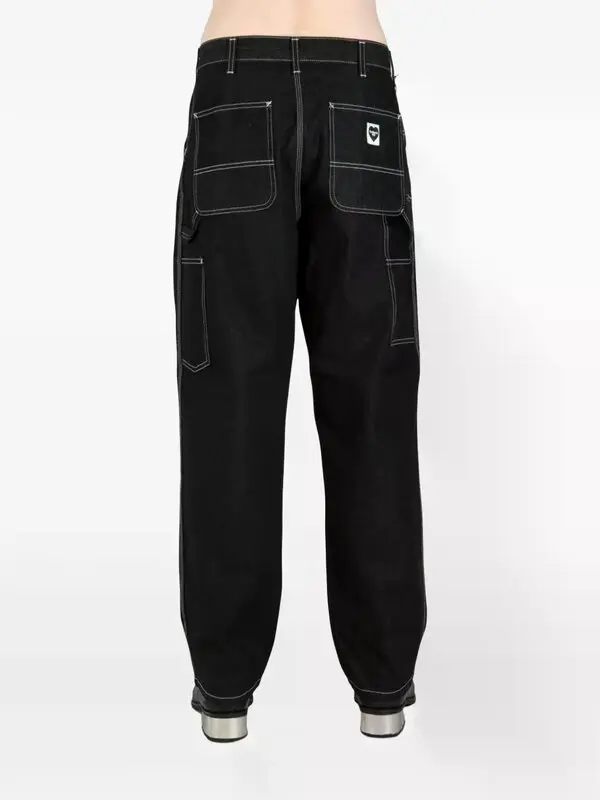 Carhartt Work In Progress Single Knee Contrast-stitch Jeans