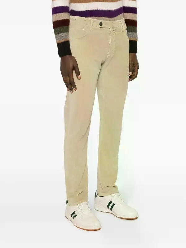 Incotex Slim-cut Cotton Corduroy Trousers