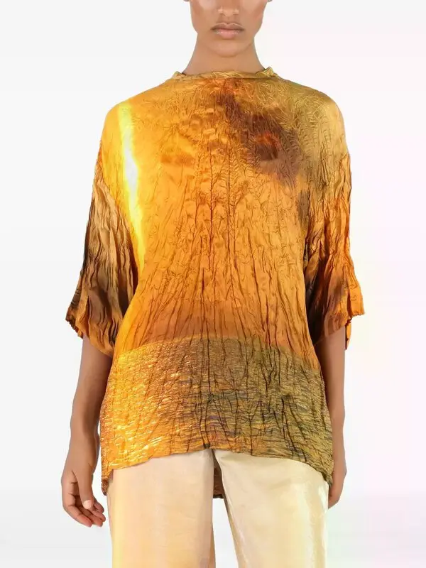 Roberto Cavalli Abstract Pattern Jersey T-shirt