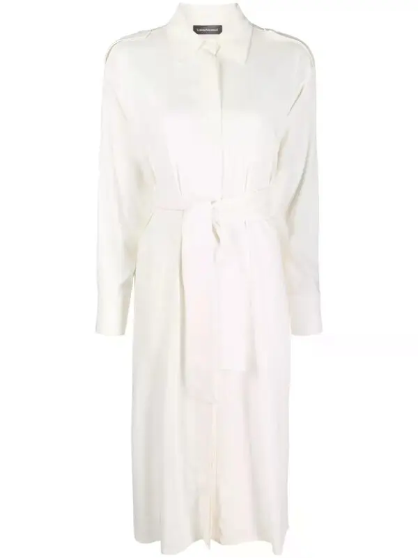 Lorena Antoniazzi Tied Midi Shirtdress