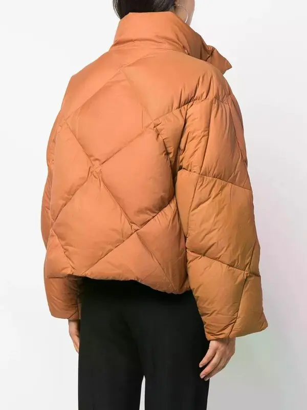 STAND STUDIO Quilted Down-filled Jacket With Collar