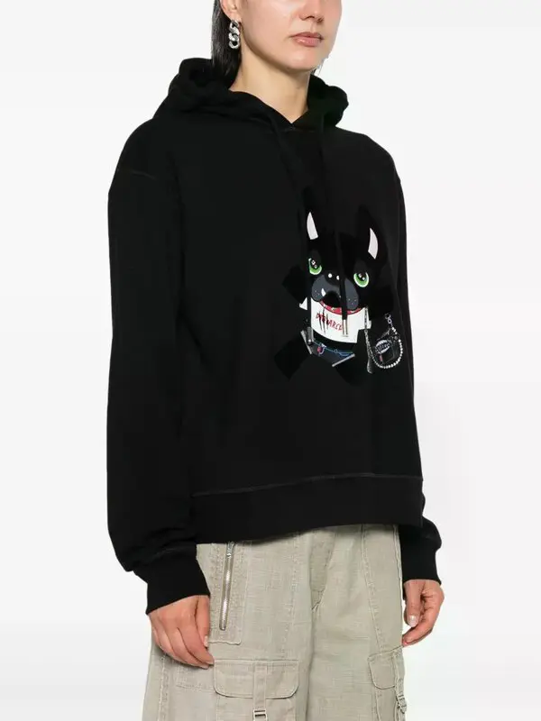 Dsquared2 Cotton Graphic Hoodie