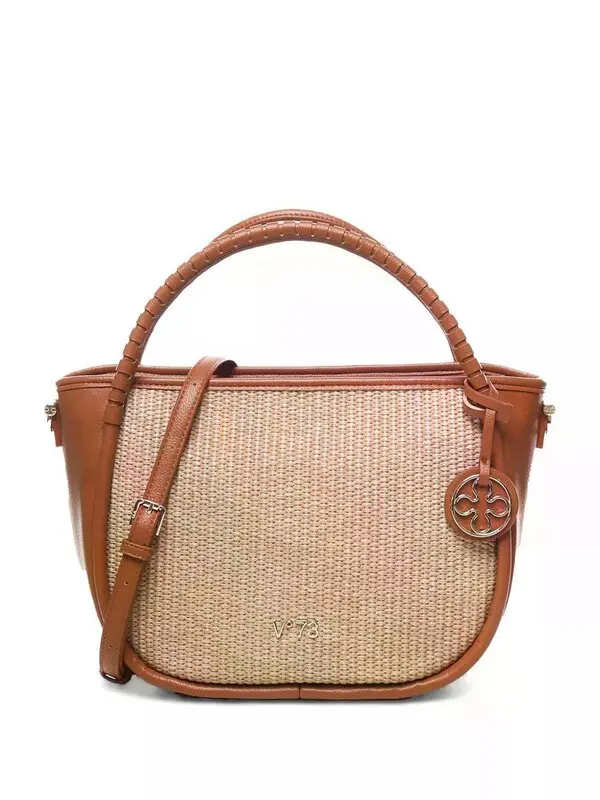 V°73 Flaminia Tote Bag With Woven Panelling