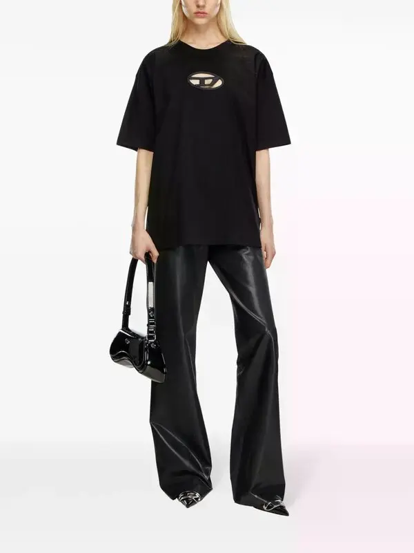DIESEL® Cut-out Organic Cotton T-shirt