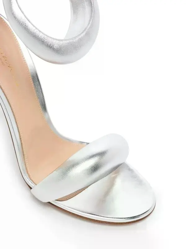 GIANVITO ROSSI Bijoux 105mm Metallic Leather Sandals