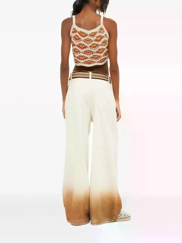Alanui Hawa Mahal Crochet-knit Top