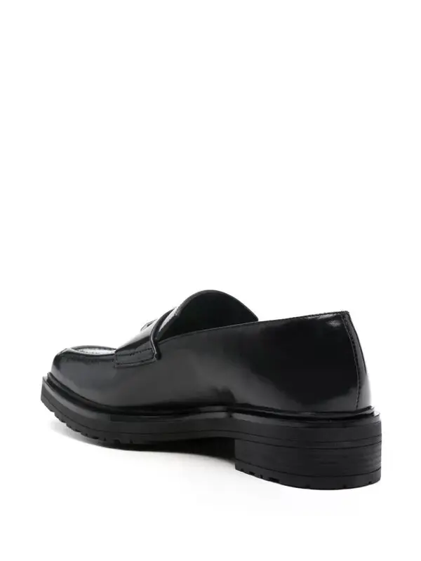 Patrizia Pepe Calf Leather Fly Plaque Loafers
