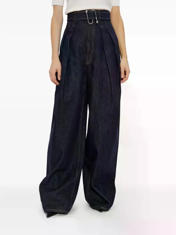 Sportmax Indigo Wide-leg Jeans