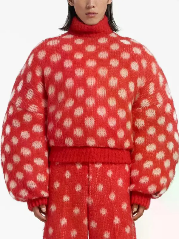 Marni Polka-dot Intarsia Jumper