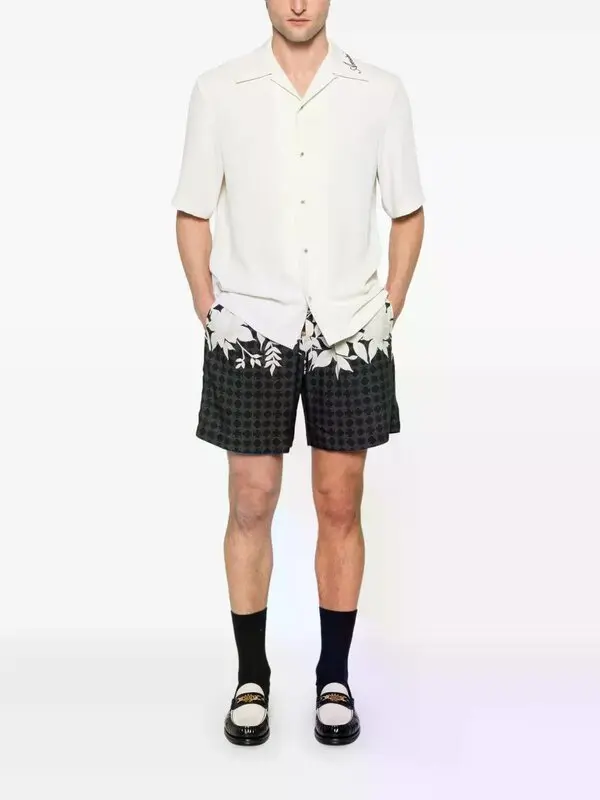 Amiri Garden Shorts With Floral Print