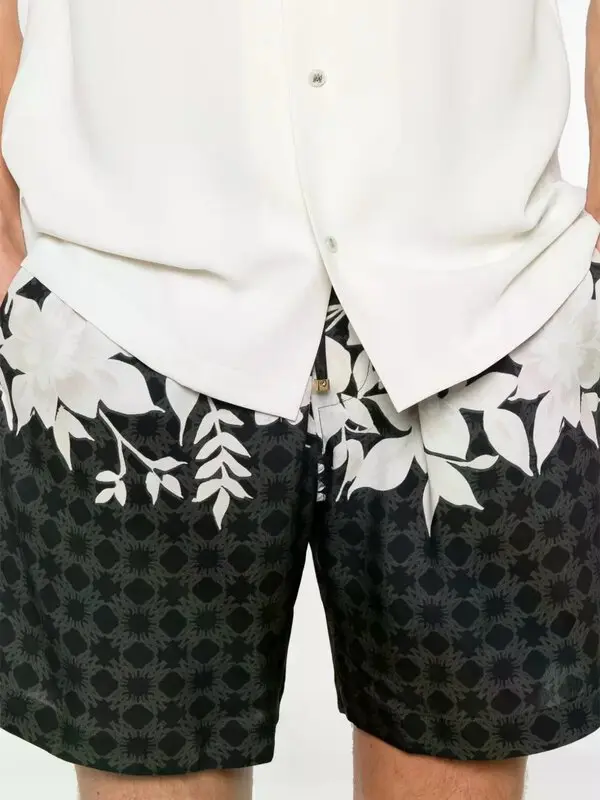 Amiri Garden Shorts With Floral Print