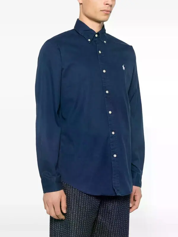 Polo Ralph Lauren Polo Pony-embroidered Shirt - Blue