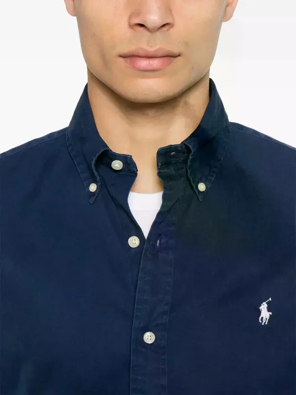 Polo Ralph Lauren Polo Pony-embroidered Shirt - Blue