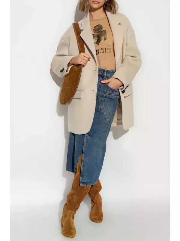 Isabel Marant Étoile Britt Denim Midi Skirt