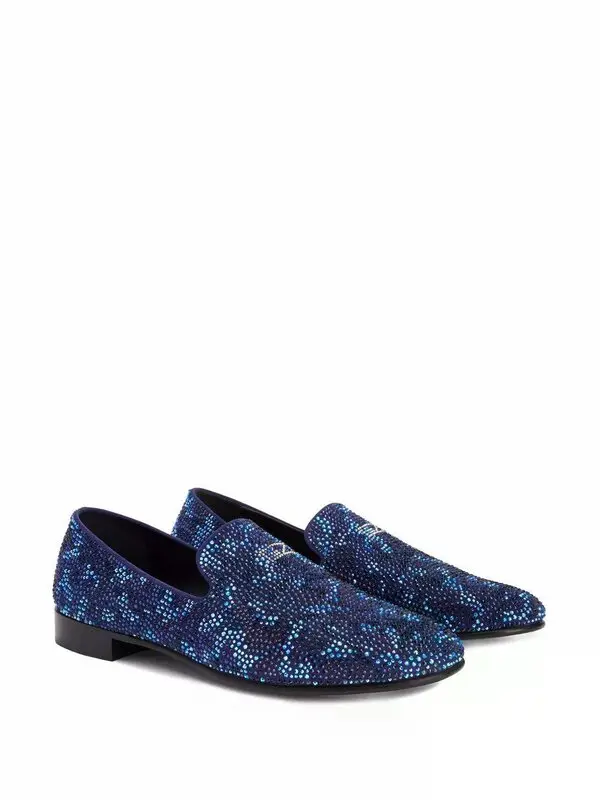 GIUSEPPE ZANOTTI Lewis Starlight Rhinestone Loafers