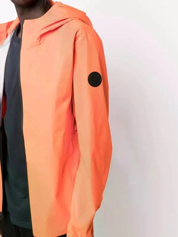 Woolrich Hooded Jacket With Sleeve Logo