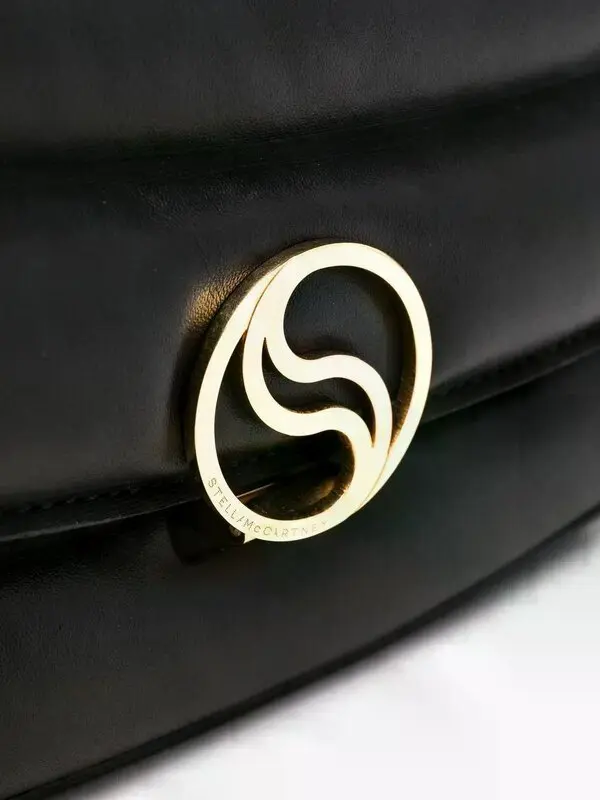 Stella McCartney S-wave Shoulder Bag - Black