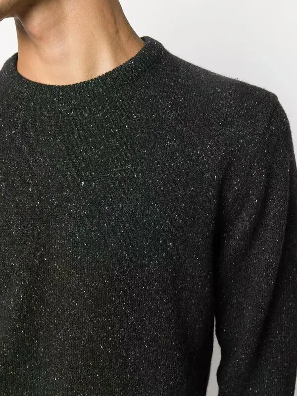 Barbour Embroidered Logo Jumper - Black