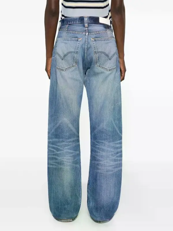 RE/DONE High-rise Straight Leg Jeans