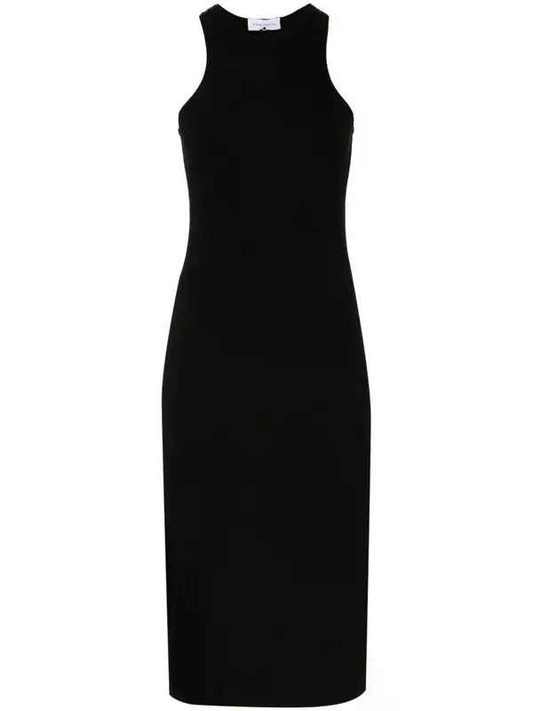 IOANA CIOLACU Ribbed Sleeveless Midi Dress