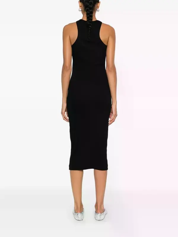 IOANA CIOLACU Ribbed Sleeveless Midi Dress