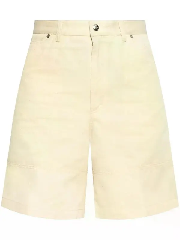 Moncler Cotton Denim Shorts