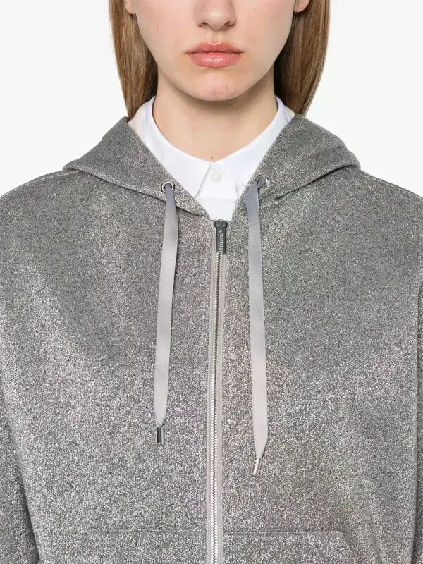 Peserico Metallic-effect Hoodie