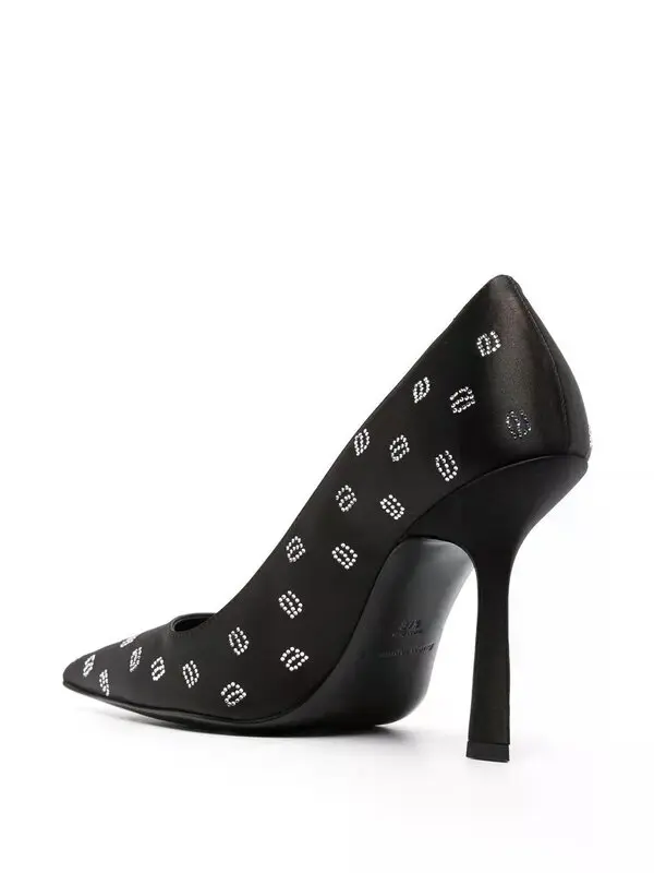 Alexander Wang Monogram Embellished Stiletto Pumps