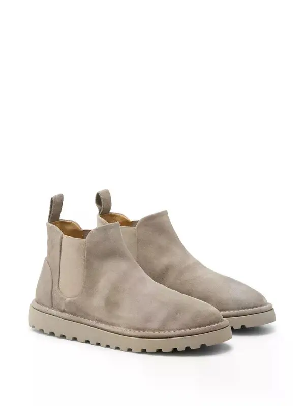 Marsèll Sancrispa Alta Suede Chelsea Boots - Neutrals
