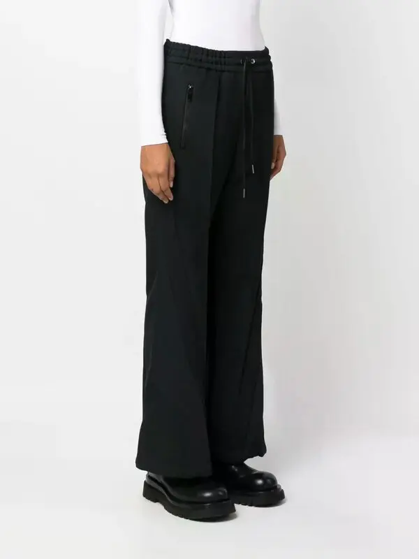 Sacai Pressed Crease Flared Trousers