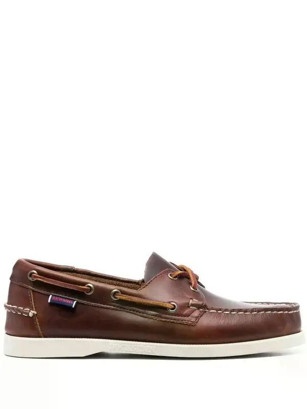SEBAGO Portland Leather Boat Shoes - Grey