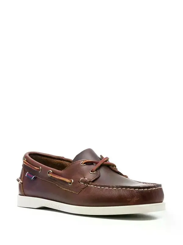 SEBAGO Portland Leather Boat Shoes - Grey