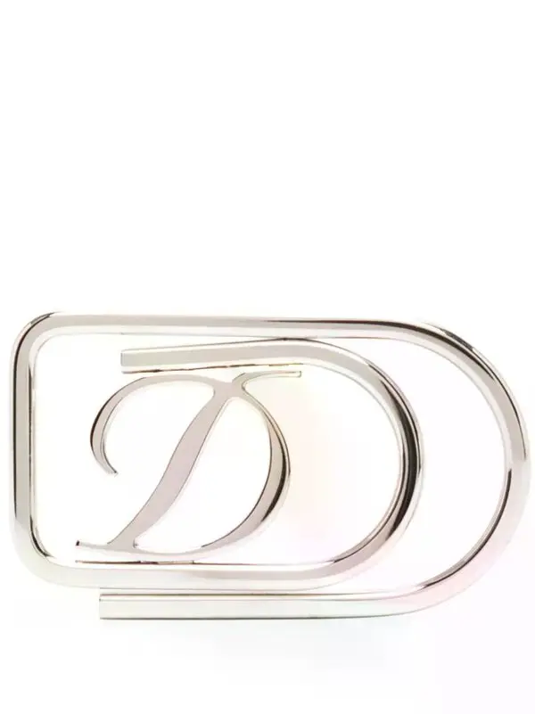 S.t. Dupont Palladium Money Clip - Silver