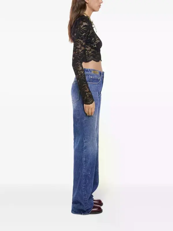 Rabanne Boyfriend Jeans With Charm Detail