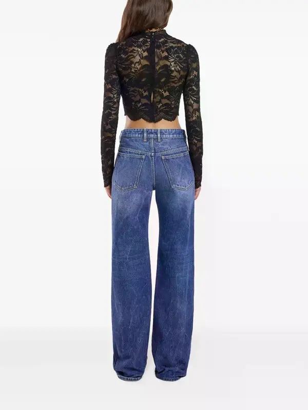 Rabanne Boyfriend Jeans With Charm Detail
