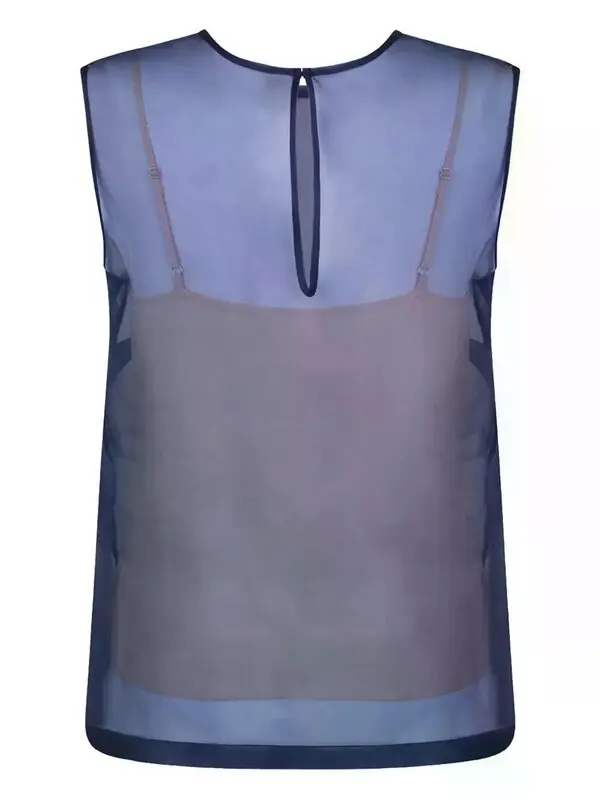 P.a.r.o.s.h Sleeveless Crew Neck Blouse