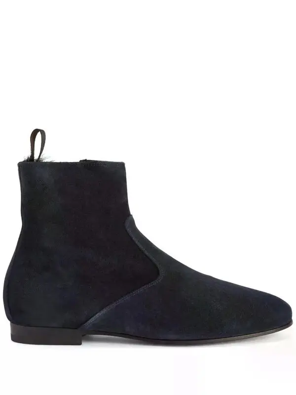 GIUSEPPE ZANOTTI Ron Ankle Boots - Blue