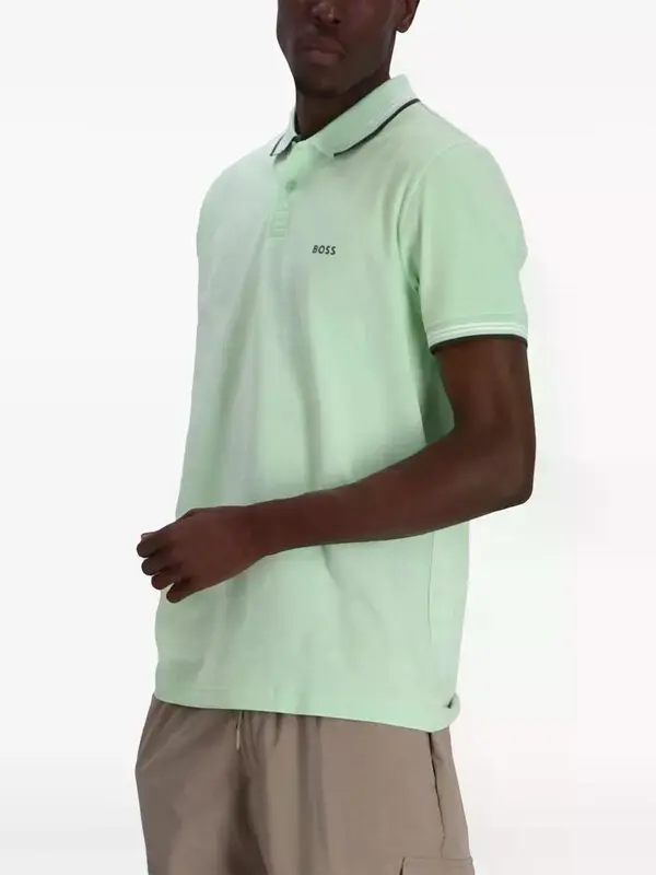 BOSS Paule 1 Stripe-trim Polo Shirt