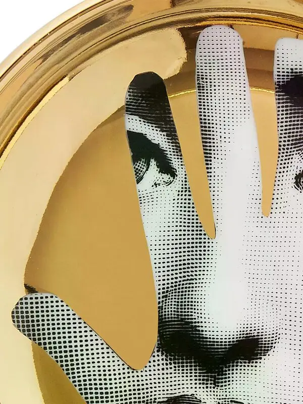 FORNASETTI Tema E Variazioni N. 15 Ashtray - Gold
