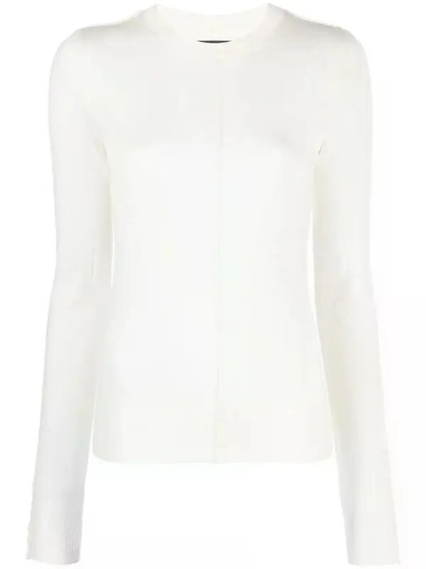 Amiri Distressed Cashmere Crew Neck Jumper - Neutrals